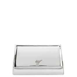 CLEOPATRA MINI: Pochette in colore Argento | Giuseppe Zanotti