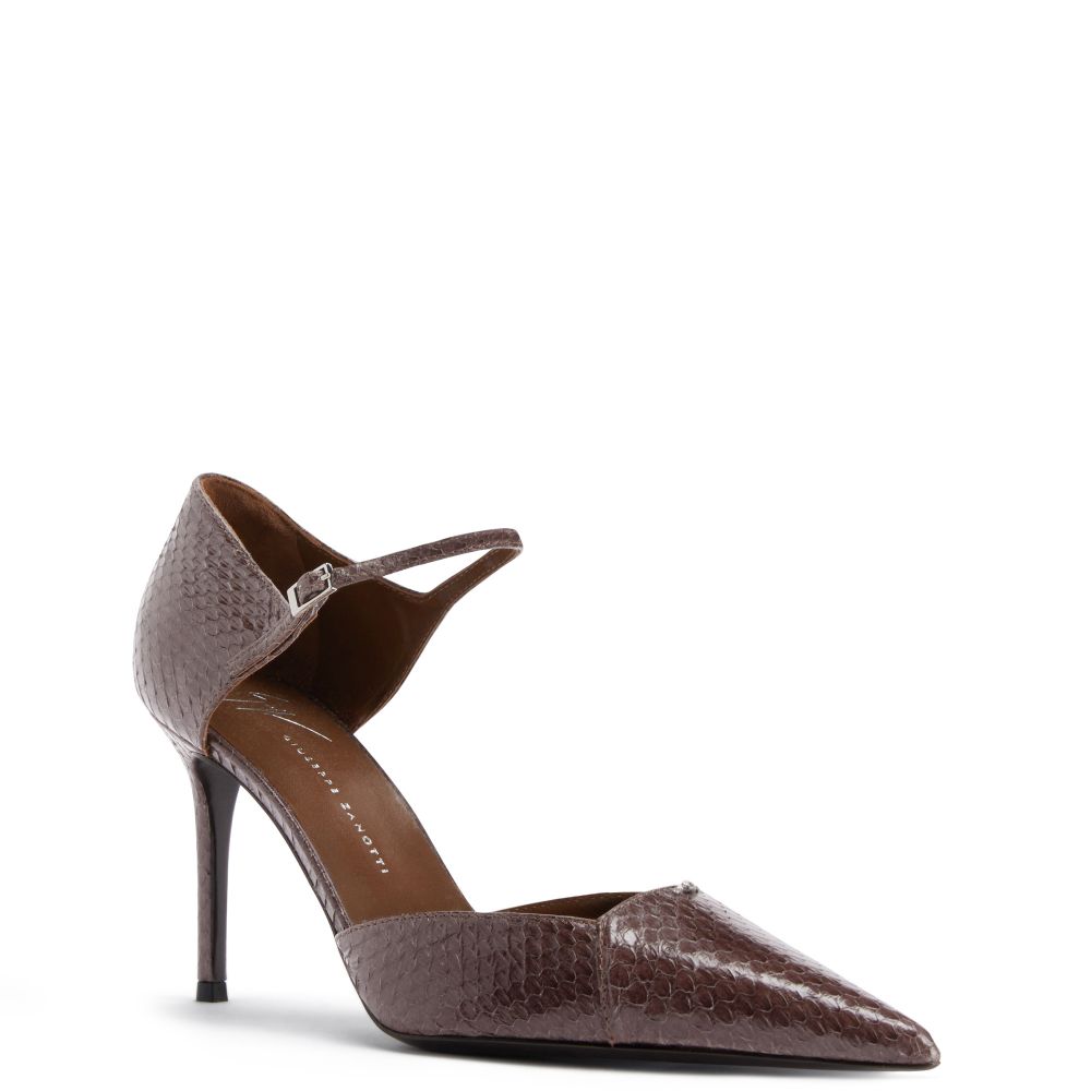 RAQUEL D'ORSAY 85: Zapatos de Salón Marrón | Giuseppe Zanotti