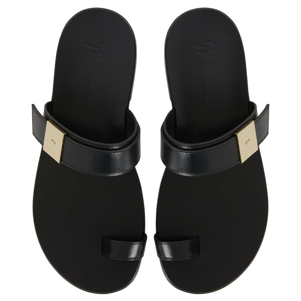 サンダル ブラック - FLAVIEN | Giuseppe Zanotti