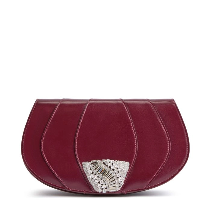 ORBITS BAG: Clutches Bordeaux | Giuseppe Zanotti