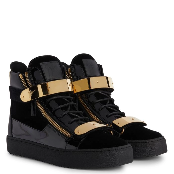 COBY: Mid top sneakers Black | Giuseppe Zanotti