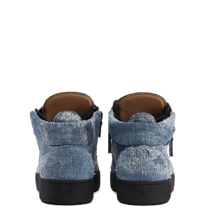 KRISS: Mid top sneakers Blue | Giuseppe Zanotti